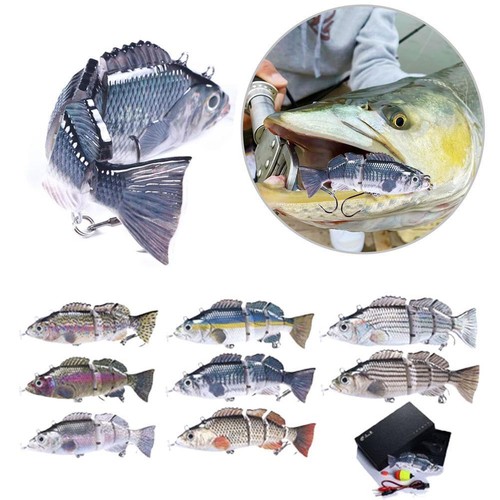 /Electric Multisection Fish Bait Automatic Swimming Electric Fishing ...