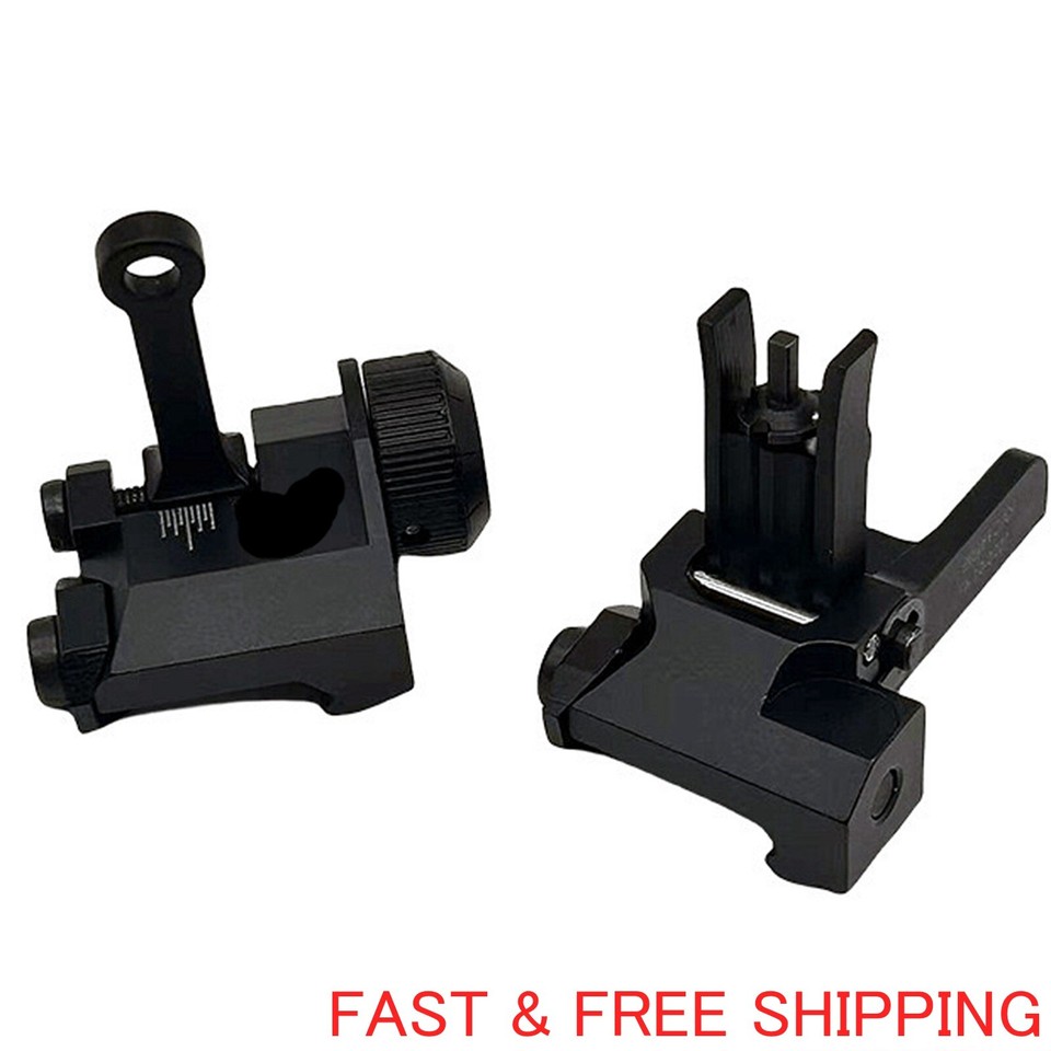 KAC300 Sights Metal Foldable Front&Rear Sight Mechanical Direct Mount ...