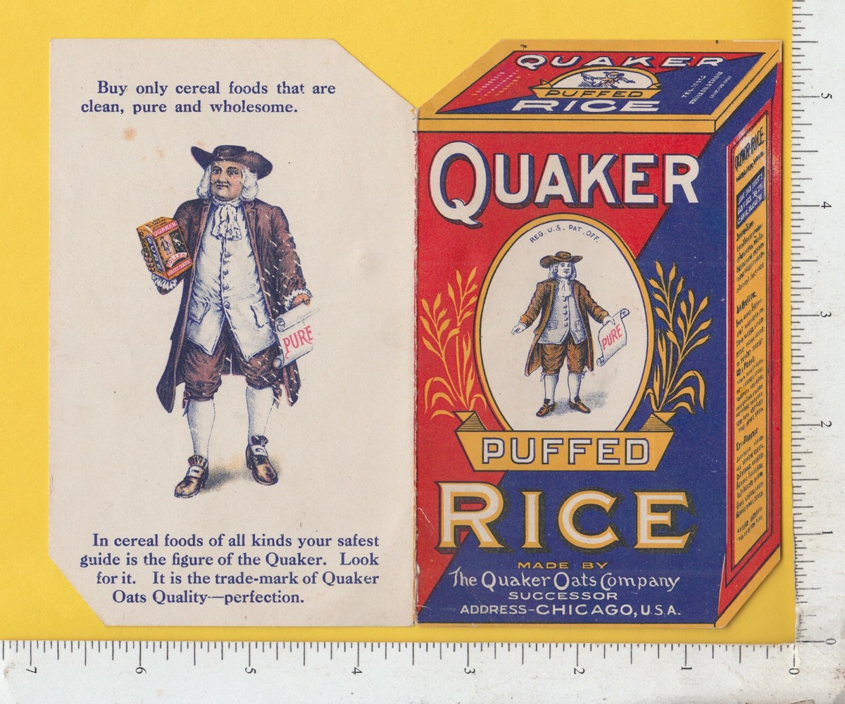 Quaker Puffed Rice Cereal Ingredients Ads Cereal