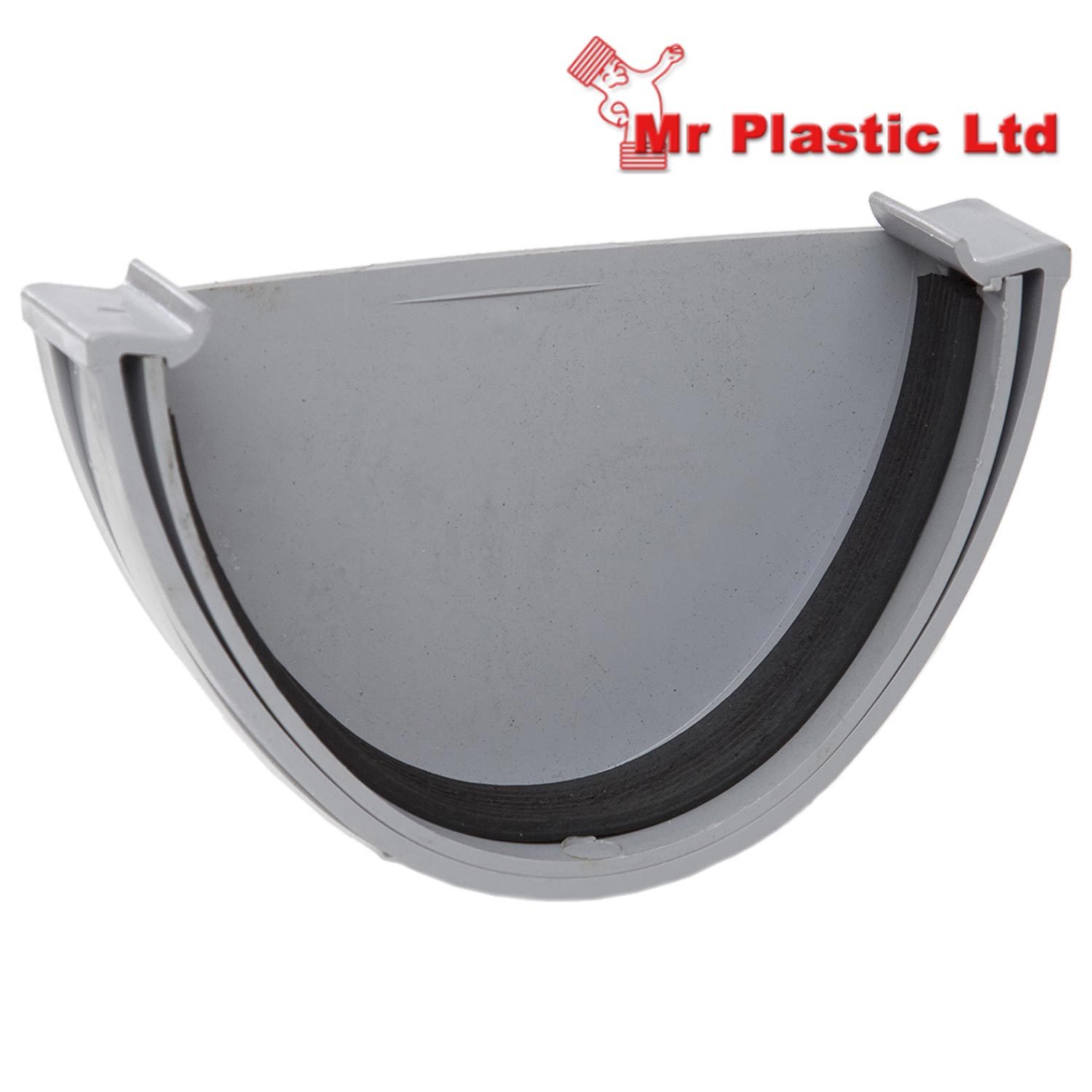 Polypipe 117mm Polyflow Deep Flow Gutter & 68mm Round Down Pipe ...