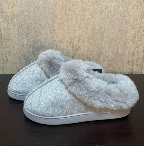 Cuddl Duds Faux Fur Womens Clog Slippers Size 5-6 | eBay