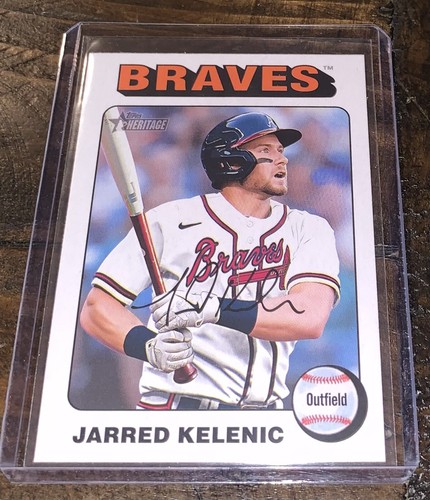 2024 Topps Heritage Jarred Kelenic 293 White Border Atlanta Braves 215 ...