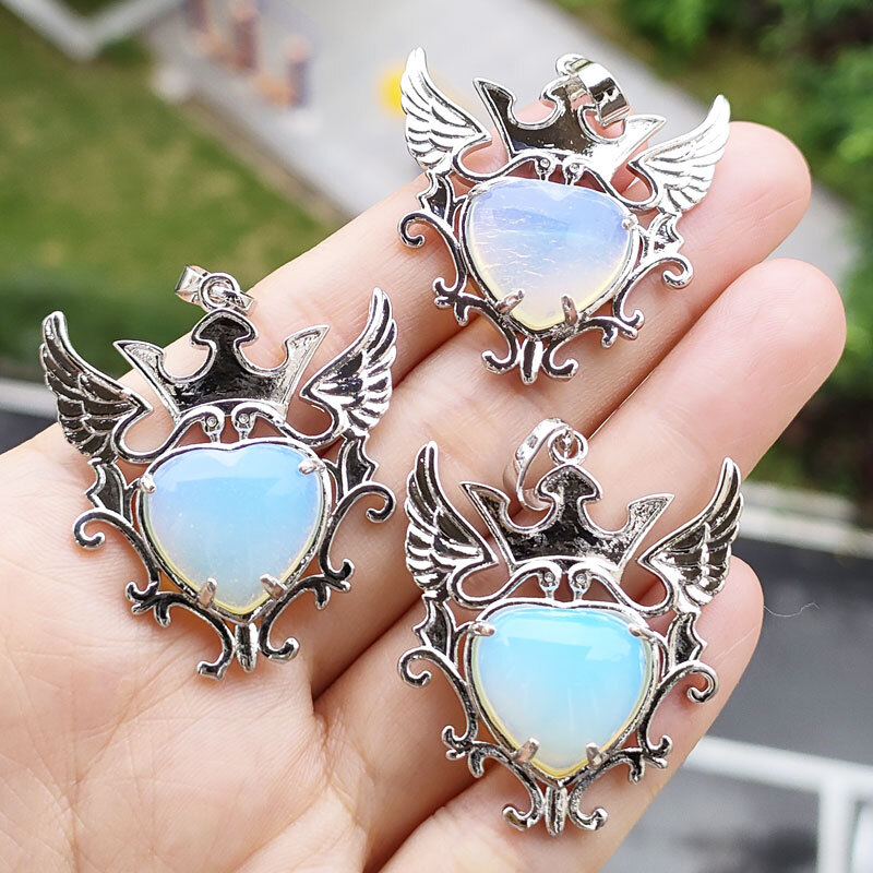 5pcs Opal Gems Phoenix Pendants Magic Reiki Healing Amulet | eBay
