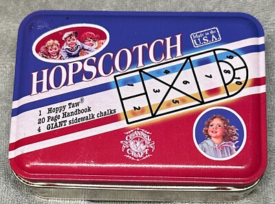 Hopscotch Game Retro Tin Channel Craft Classic Childhood Travel New ...
