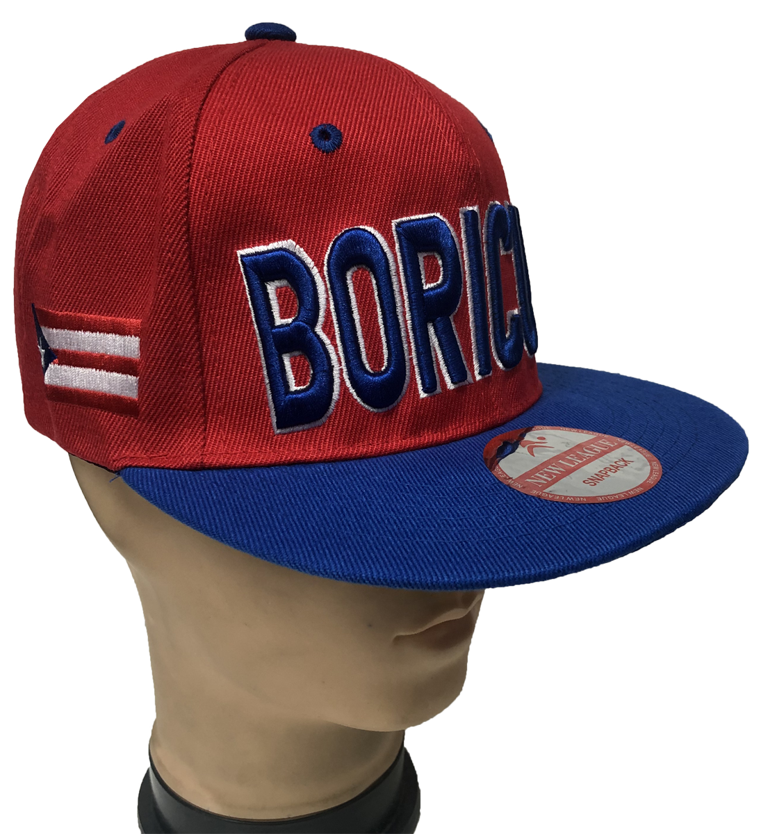 BORICUA PUERTO RICO 3D Embroidered Snapback Cap Adjustable Baseball Hat ...