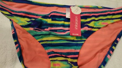 Xhilaration XL Swim Bottoms Hipster Pink multi Bikini XL NEW. Retail 14 ...