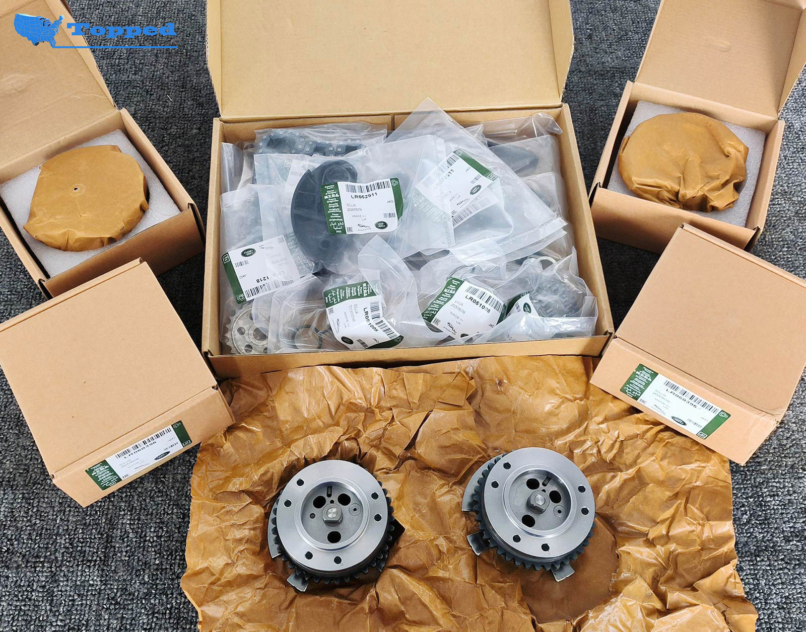 LR060395 Timing Chain Kit 17Pcs for Land Rover Range Rover Jaguar F ...