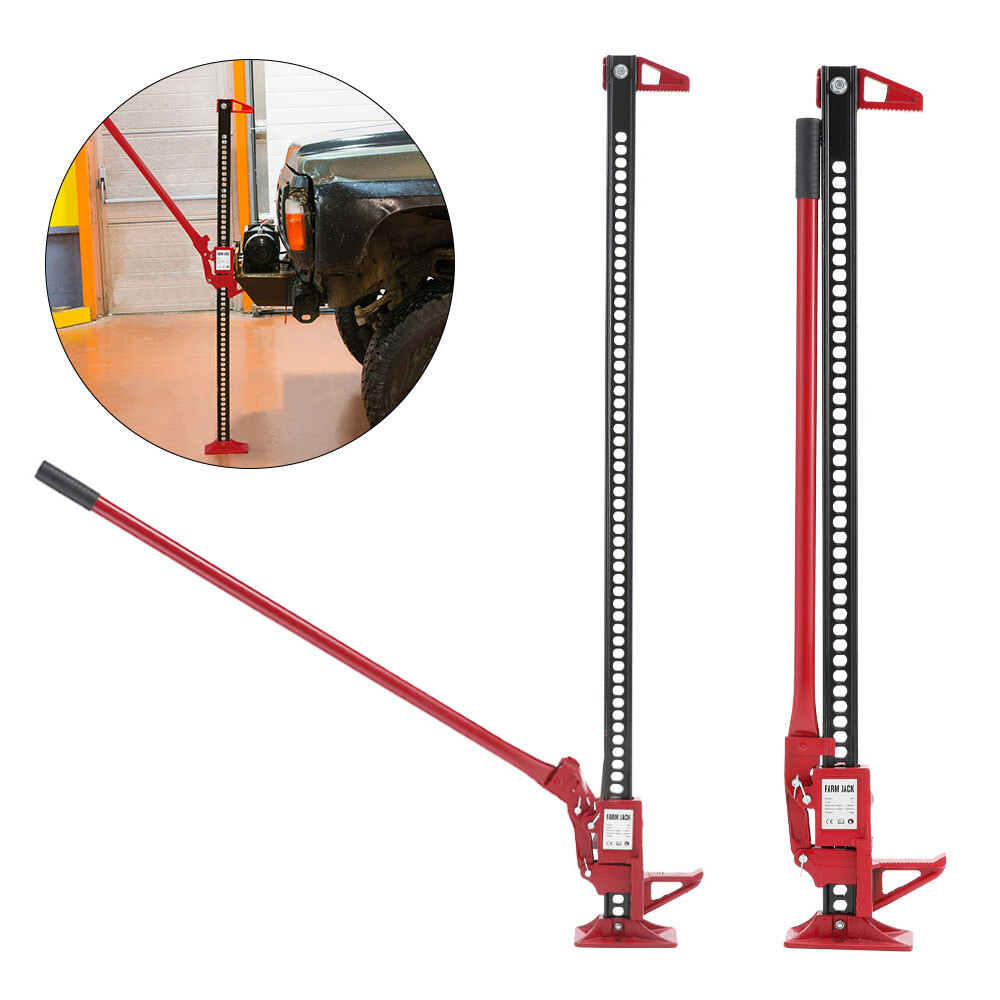 48" 3Ton Farm Jack High Lift Rescue Recovery Rachet Tractor Hoist 4X4 ...