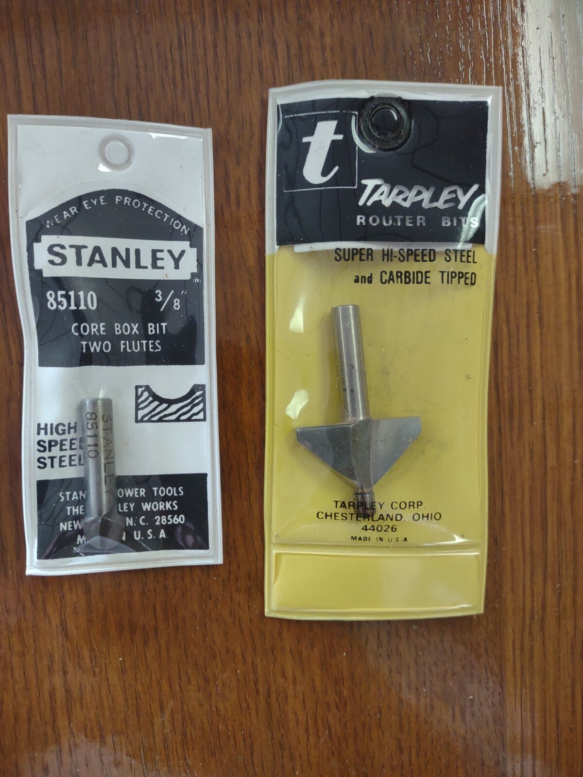 5- Router Bits Stanley 85108-85109-85110-85112.+1 tarpley 131-370 | eBay