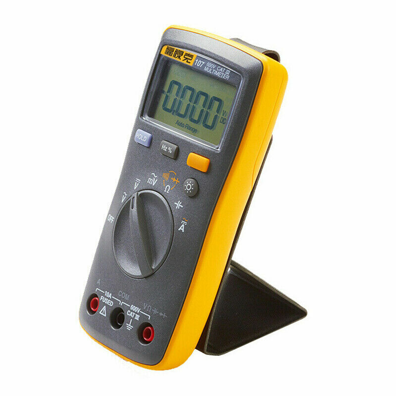 F107 Digital Multimeter F107 Palm-sized CAT III Meter 600V AC/DC Volt ...