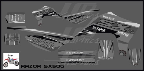 Razor SX500 graphics kit decals THICK AND HIGH GLOSS | eBay