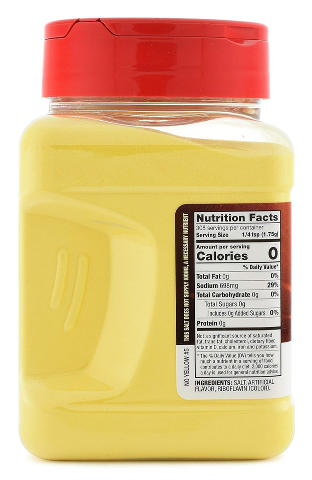 Snappy Buttery Flavored Theater Popcorn Salt, 19 Ounce | eBay