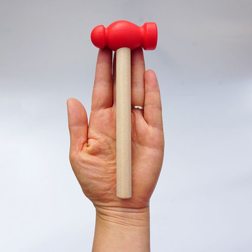 2pcs Simulation Hammer Small Hammer Toy Wooden Hammer Toy Kids Hammer ...