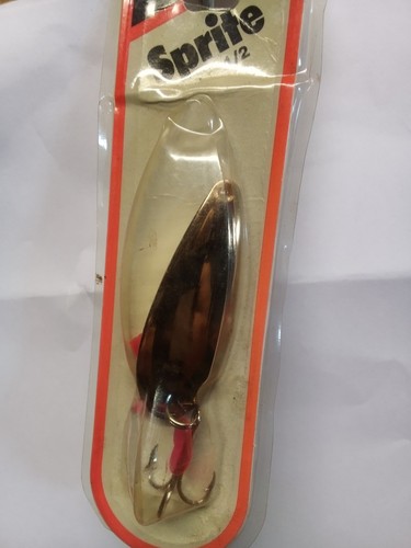 NEW JOHNSON SPRITE COPPER w/pink Spin Trolling Lure Trout Bass Walleye ...