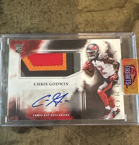 2017 Panini Origins Chris Godwin RPA Auto Sick Patch Buccaneers | eBay