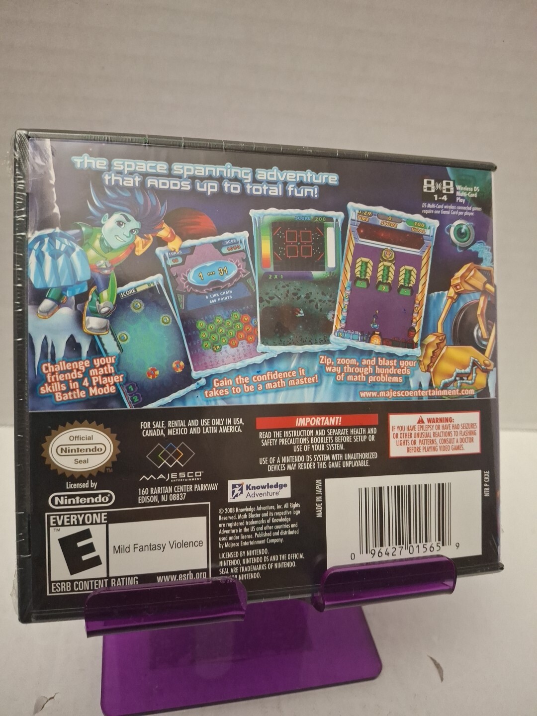 Math Blaster in the Prime Adventure (Nintendo DS, 2009) for sale online ...