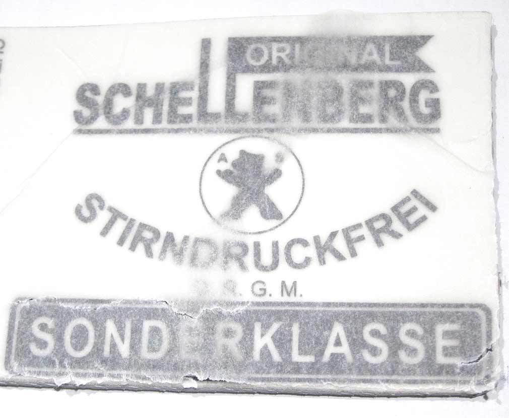 German Cap Makers Mark WW2 Rubber Stamp - Schellenberg WWII D.R.G.M Hat ...