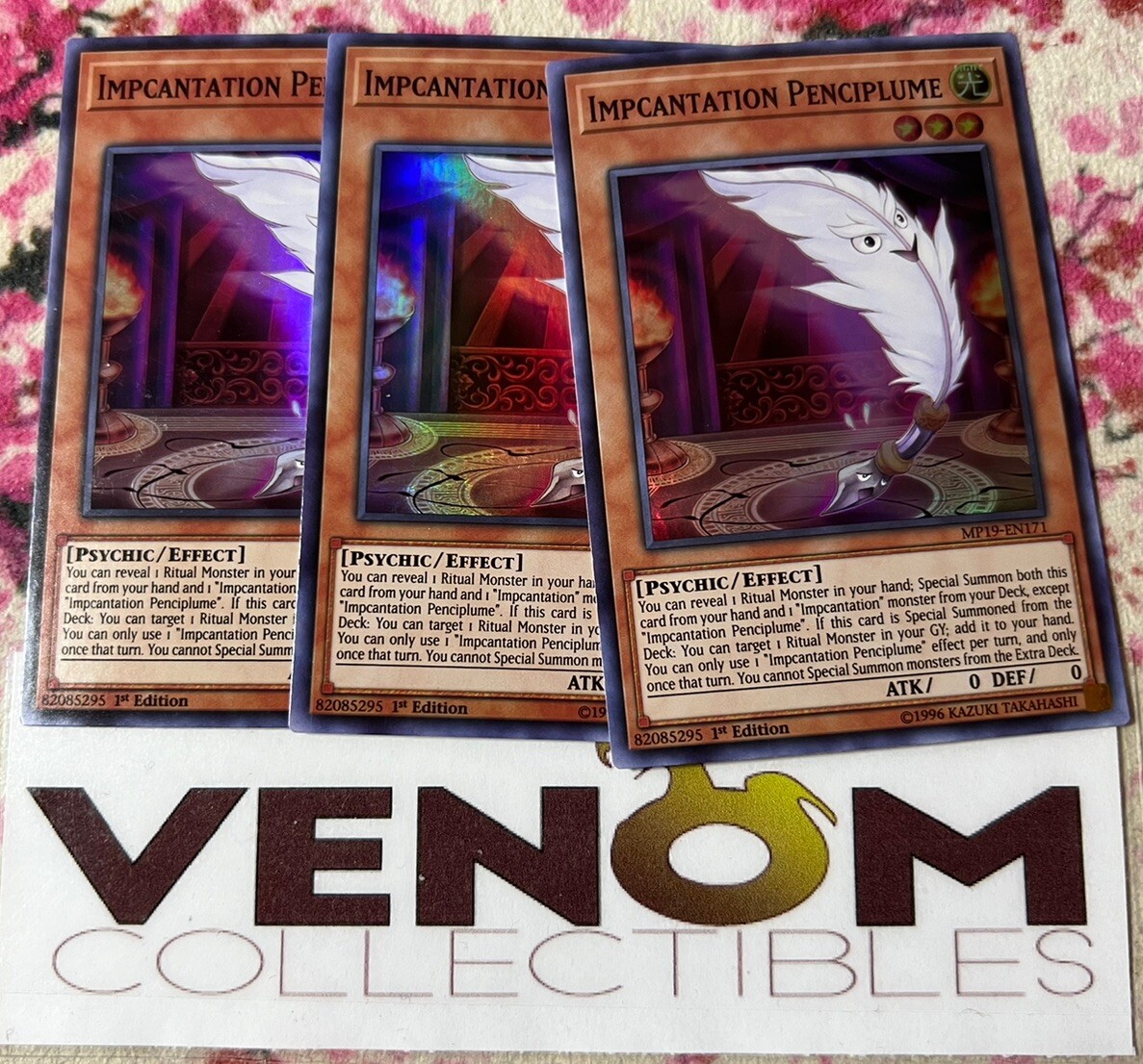 3x (M/NM) - Impcantation Penciplume - MP19-EN171 - Super Rare 1st ...