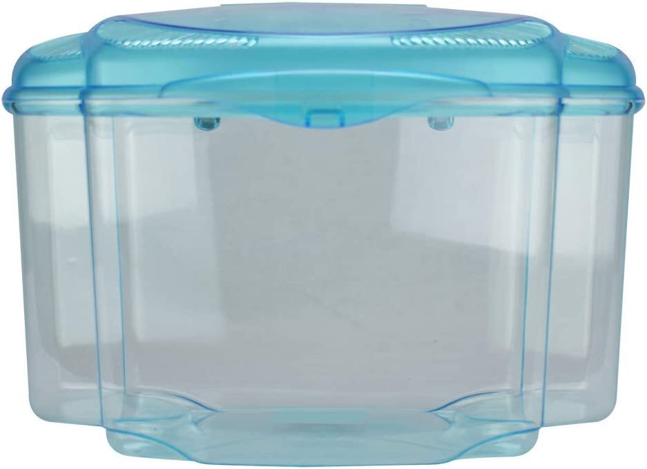 Small Tank & Lid Insects Shrimp Aquarium Fish Reptile Viv Transport ...