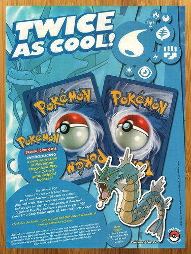 2003 Pokemon Trading Card Game Print Ad/Poster Official Gyarados TCG ...