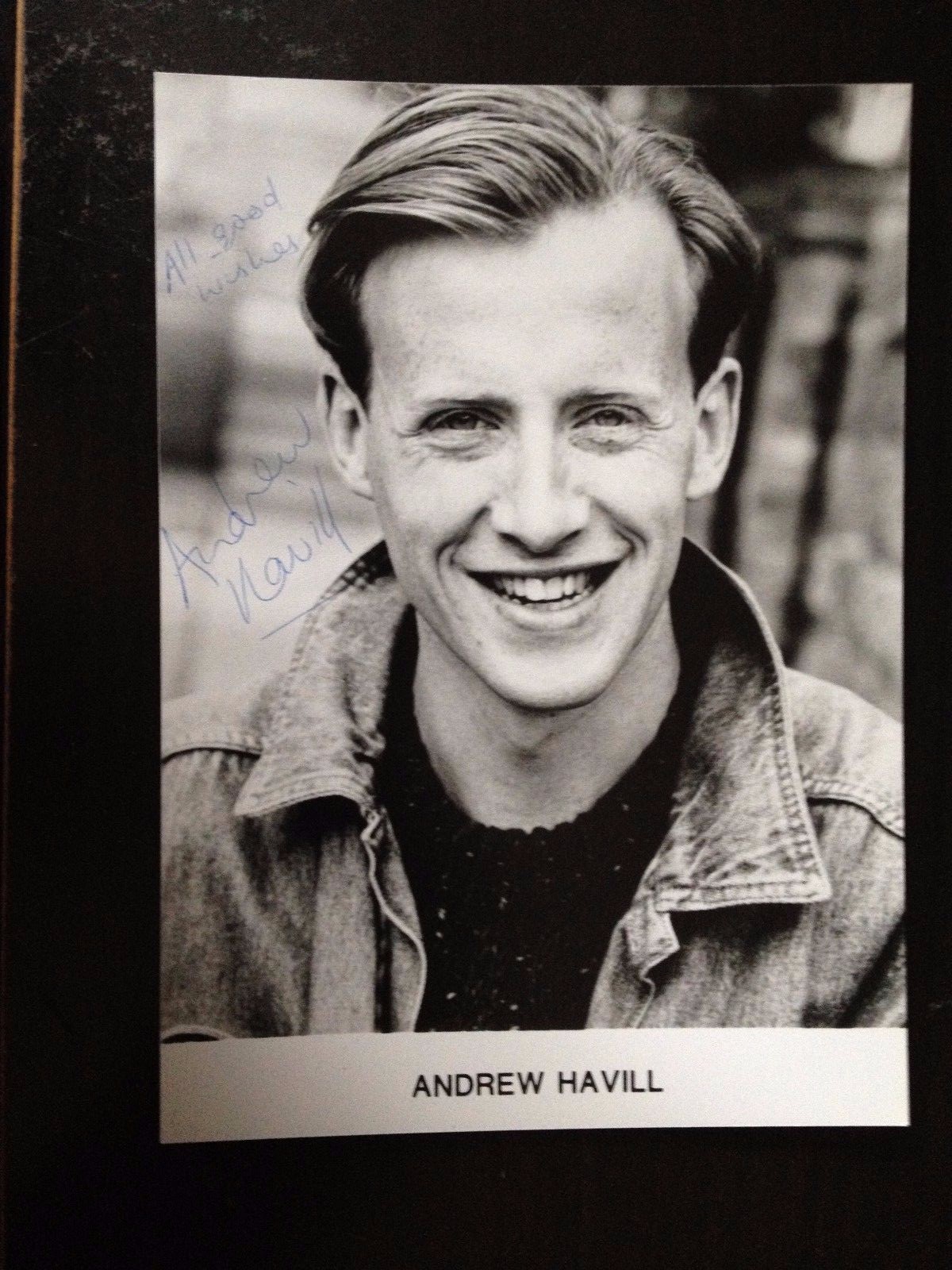 ANDREW HAVILL - POPULAR ACTOR - DR WHO 2007 - SUPERB SIGNED PHOTOGRAPH ...