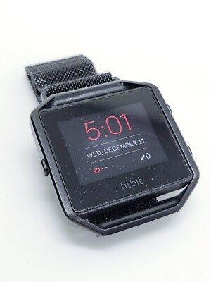 Fitbit Blaze FB502 Fitness Stainless Steel Heartrate Fitness Tracker No ...