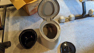 Giantex Portable Travel Toilet with Detachable Inner Bucket and ...