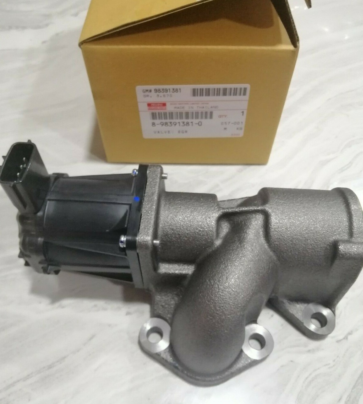 ISUZU D-MAX EGR VALVE 8983913810 ENGINE 4JJ1 + GASKET GENUINE PARTS ...