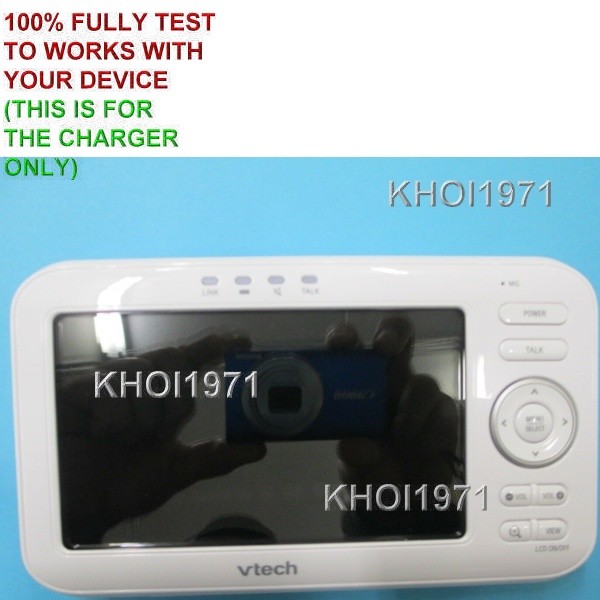 WALL charger AC adapter for VM5251 VTech digital video baby monitor 5 ...