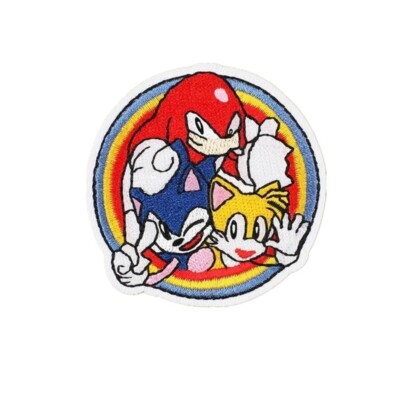 Sonic The Hedgehog and Friends 2.48 Inches Tall Embroidered Patch | eBay