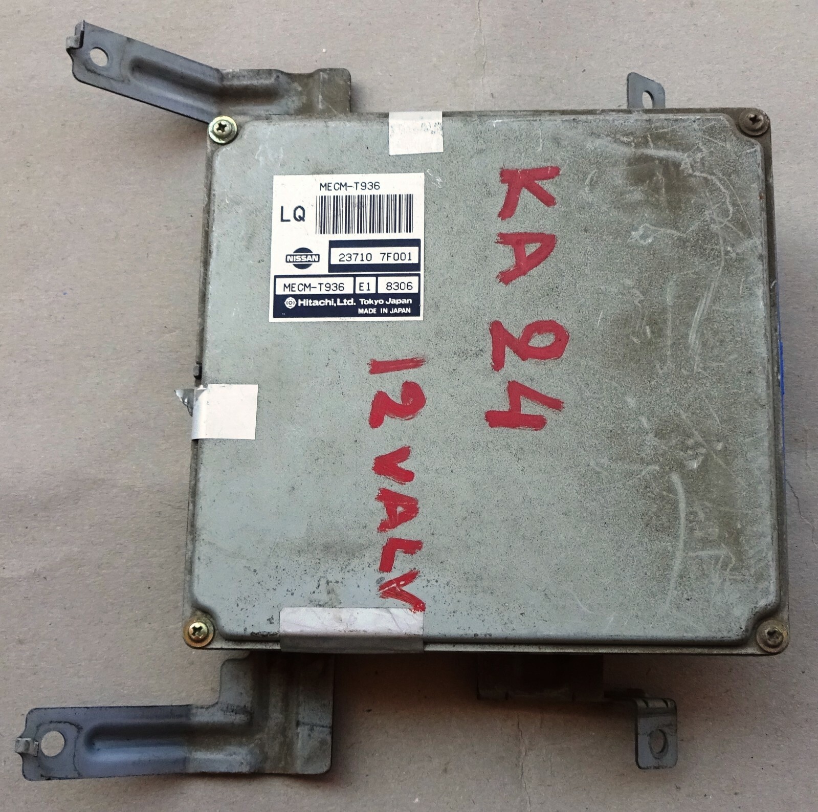 NISSAN ENGINE KA24E 12 VALVES PETROL ENGINE CONTROL UNIT ECU 23710 ...