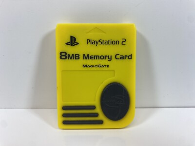 Nyko MagicGate Playstation 2 PS2 8MB Yellow Memory Card Tested | eBay