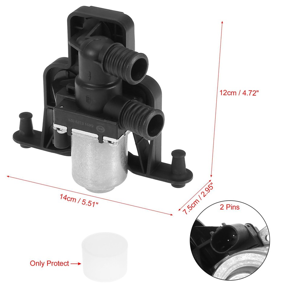 Heater Control Valve Solenoid for BMW 550i 2006-2009 64118379921 | eBay