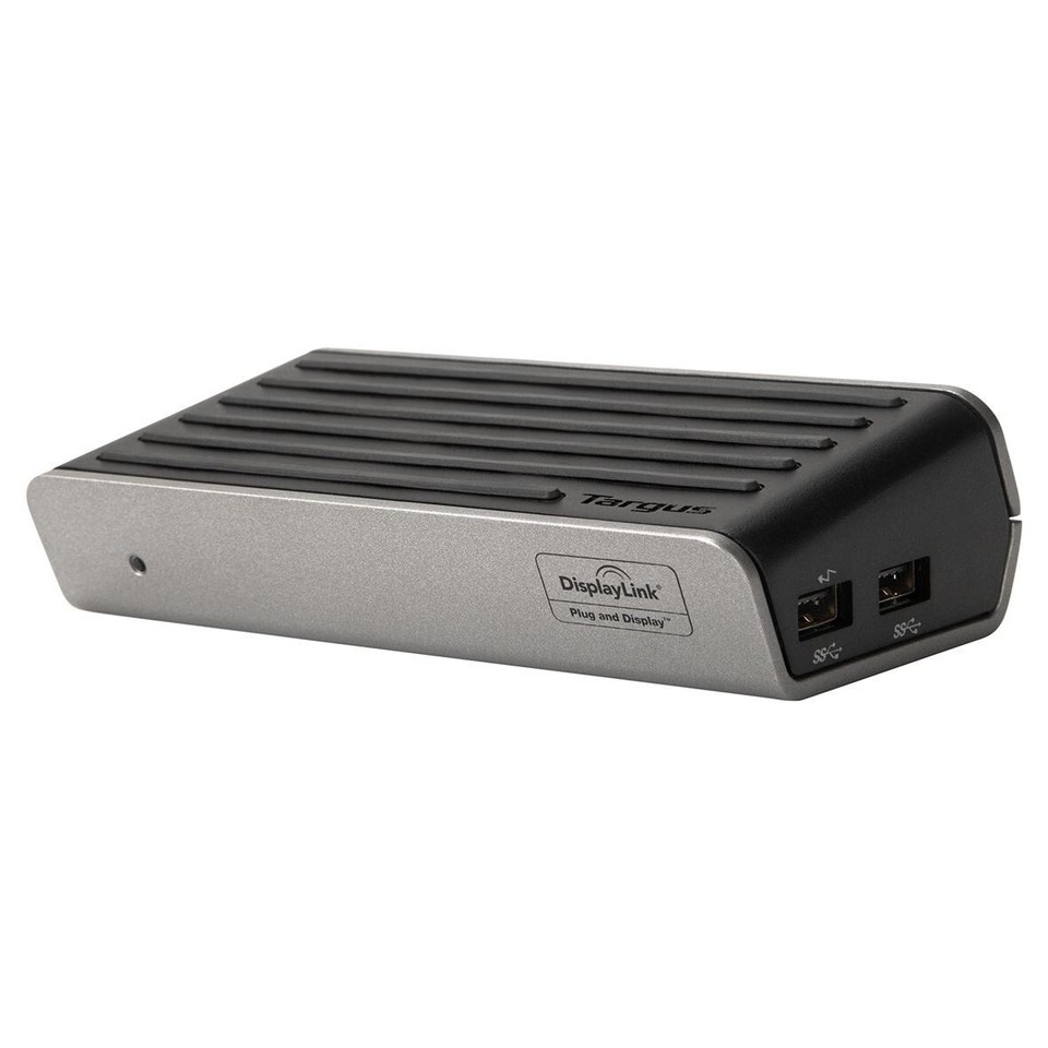 TARGUS USB 3 UNIVERSAL DOCK HUB DUAL VID HDMI DP DVI INC CHARGER PSU ...