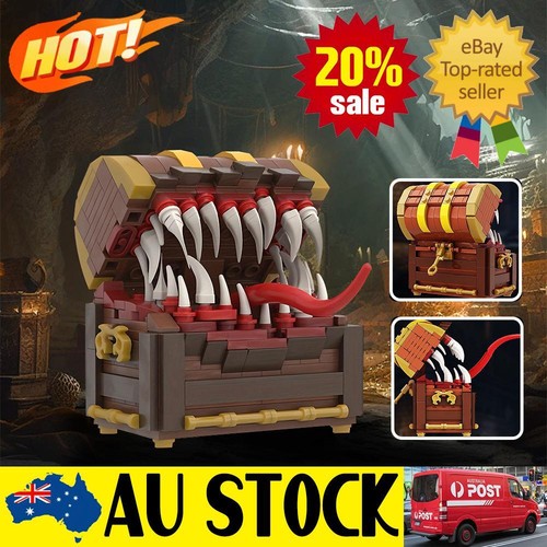 2024 Games Series Mimic Treasure Chest Building Blocks Set for Adult ...