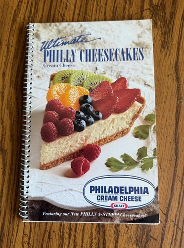 Ultimate Philly Cream Cheese Cheesecakes Kraft Philadelphia cookbook | eBay