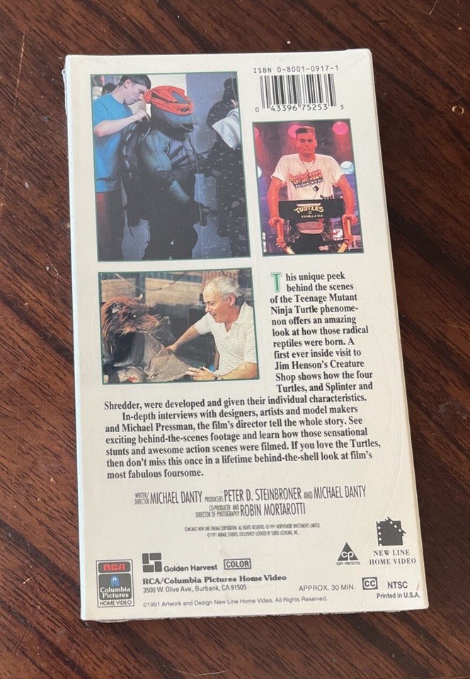 The Making of Teenage Mutant Ninja Turtles: Behind The Shells (VHS ...
