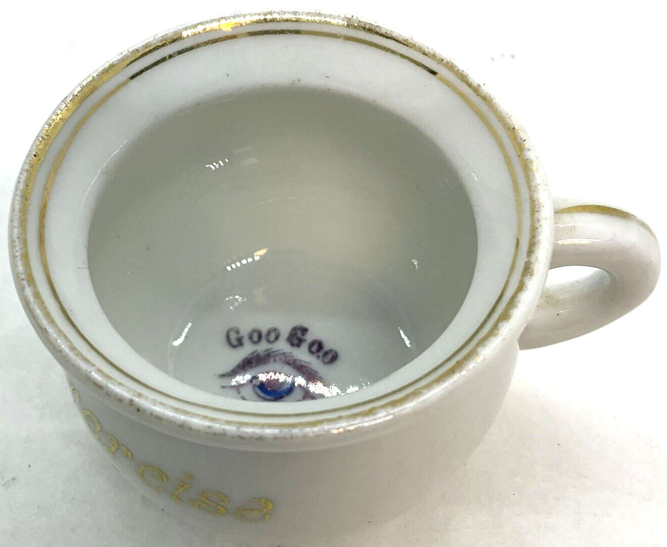 Vintage Miniature Chamber Pot Morning Exercise Goo Goo Eye Germany ...