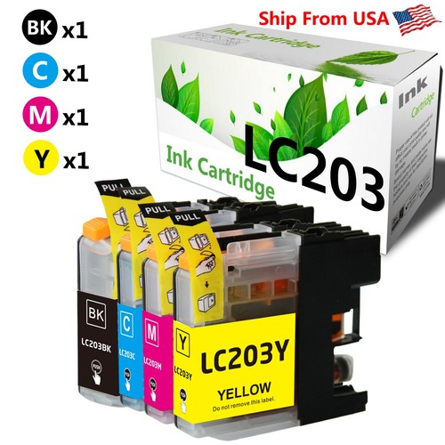 (4PK,BCMY) LC203XL LC203 Ink Cartridge for MFC-J4620DW MFC-J5620DW ...