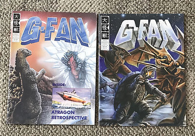G-FAN MAGAZINE 21 AND 22 1996 TWO ISSUES GODZILLA | eBay