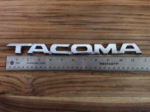 TOYOTA TACOMA CHROME EMBLEM OEM 75427-04010/20 | eBay