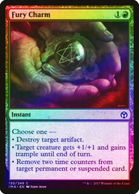 Fury Charm FOIL Iconic Masters NM Red Common MAGIC THE GATHERING CARD ...