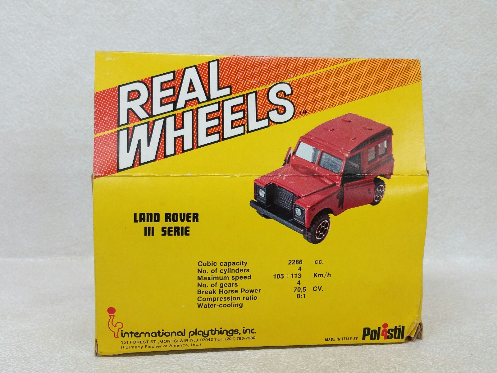 Polistil Real Wheels Land Rover III Serie Die-Cast Toy Car 1/43 Scale ...