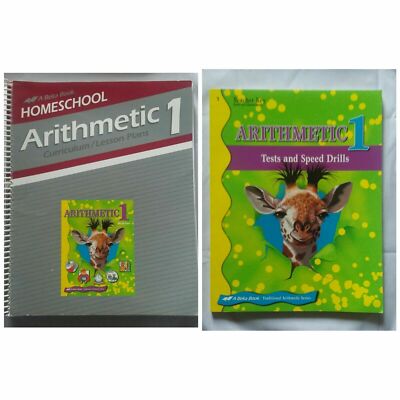 ABeka Arithmetic 1 Curriculum Lesson Plans And Tests Speed Drills ...