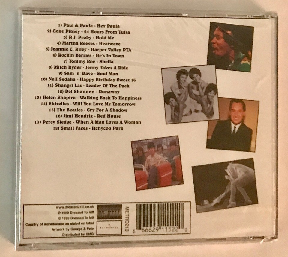 The Greatest Sixties Album Of All Time Volumes 1 + 2 CD Lot Various ...