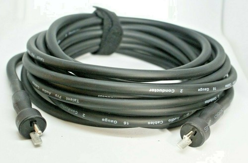 Interconnect Cable for Polk SDA Speakers PIN-Blade Connector Black 16ga ...