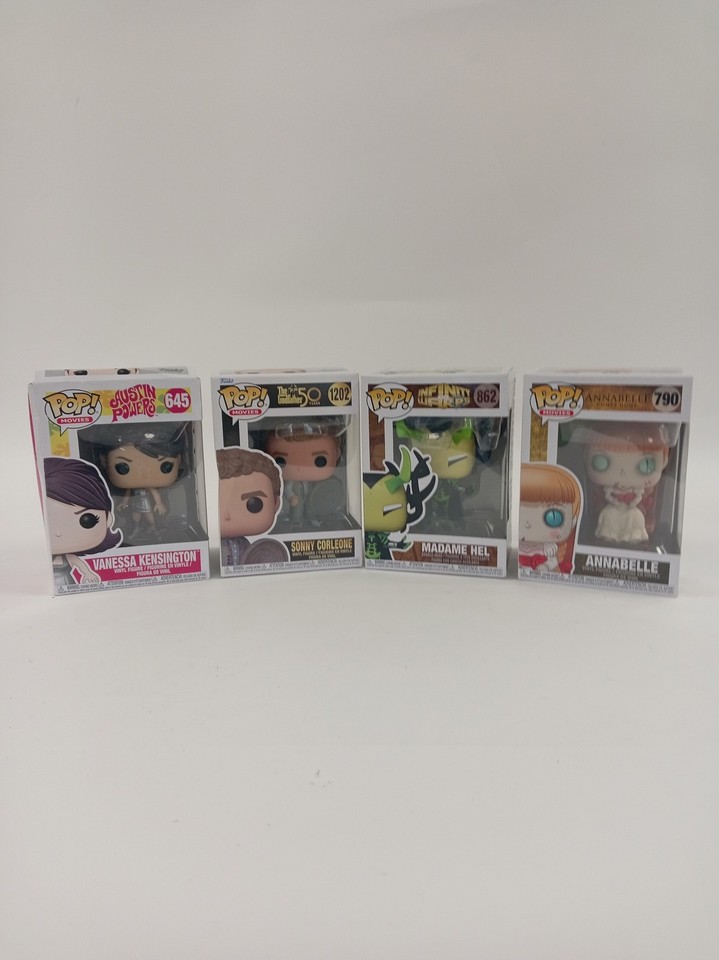 Funko Pop! Vinyl Figures Vanessa Kensington,Sonny Corleone,Madame Hel ...