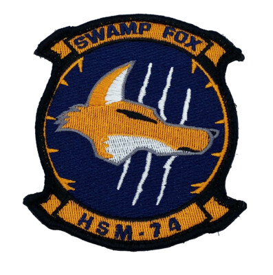 HSM-74 Swamp Fox Patch – With Hook and Loop, 4" | eBay