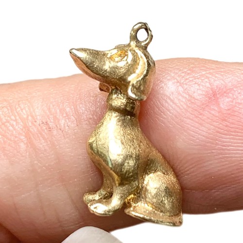 Vintage 14k Gold Dachshund Charm, Solid Gold, Dog Charm, Over 6 Grams ...
