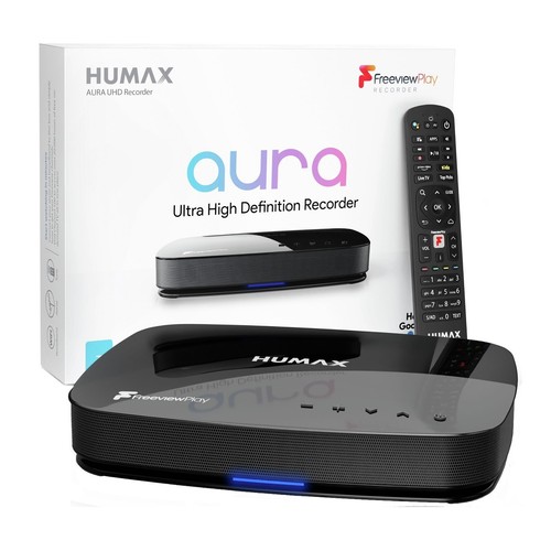 Humax Aura 1TB 4K Freeview Play TV Smart 4K HD Digital Recorder Android ...